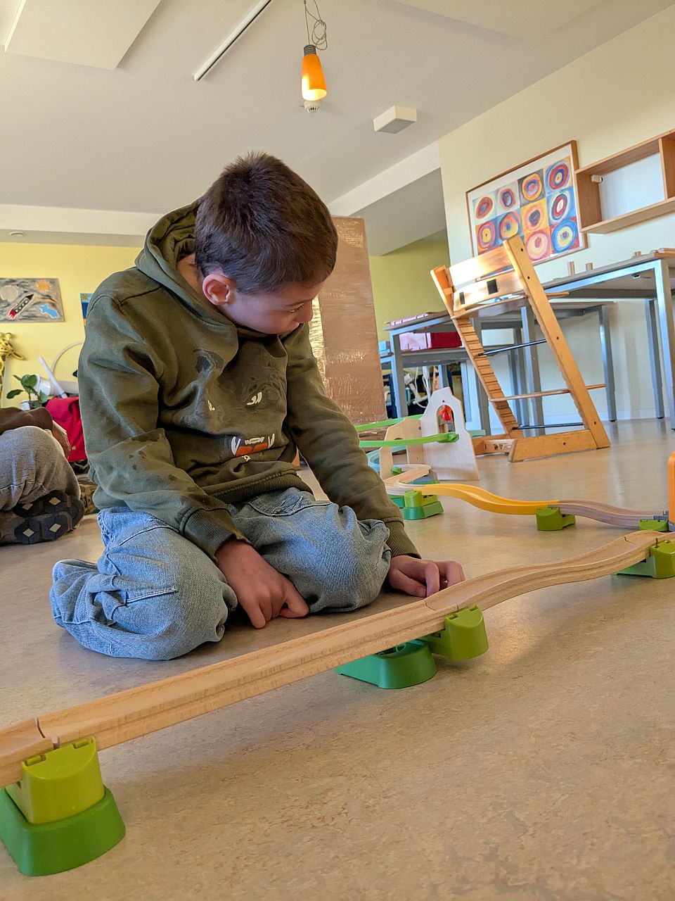 Gruppe 39 rollt die Kugeln - "Kleine Bahn - große Freude"